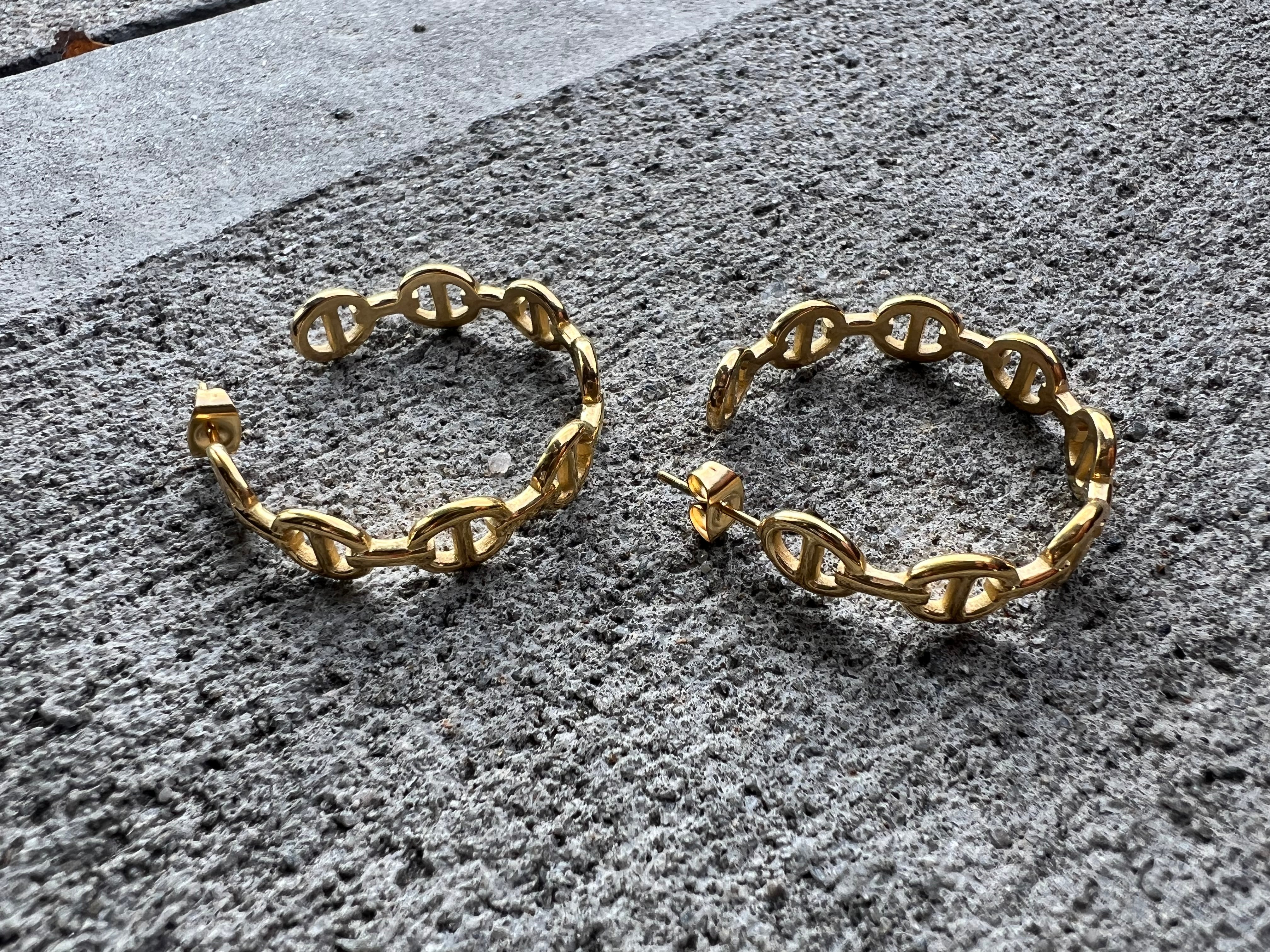 G Hoops – Topaz & Ruby