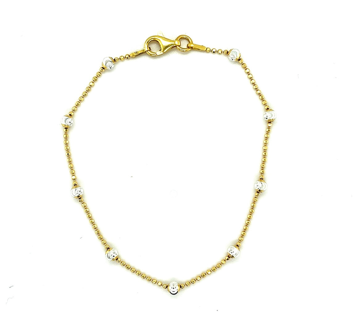 Disco Bracelet – Topaz & Ruby